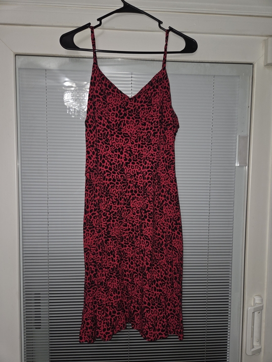 Apt. 9 | Dresses | Apt 9 Hot Pink And Black Leopard Print Slip Dress ...